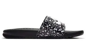 Nike Benassi Jdi Floral Slide Sandals - Black