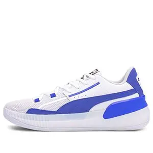 PUMA Clyde Hardwood Team Low Top Sneakers - White/blue