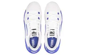 PUMA Clyde Hardwood Team Low Top Sneakers - White/blue