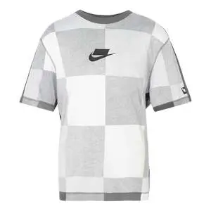 Nike Printed Short Sleeve Tee White/grey