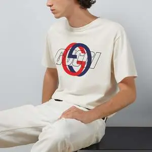 Gucci Cotton Jersey Printed T-shirt