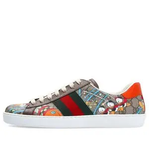 Gucci Gucci Disney X Donald Duck Ace Sneakers Tan