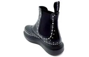 Alexander McQueen Studded Hybrid Chelsea Boots