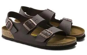 BIRKENSTOCK Milano Birko-flor Sandals - Brown
