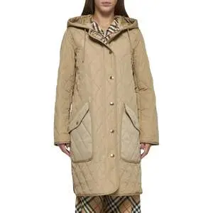 Burberry Quilted Hooded Jacket