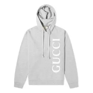 Gucci Large Logo Cotton Hoodie