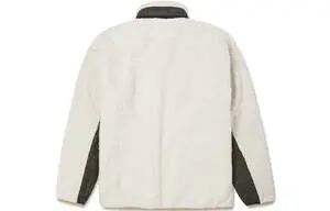 CONVERSE Retro Contrast Stitching Lambswool Jacket