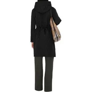 Burberry Quilted Hooded Coat