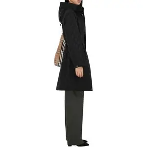 Burberry Quilted Hooded Coat