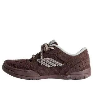 Balenciaga Hamptons Suede Sneakers - Dark Brown/grey