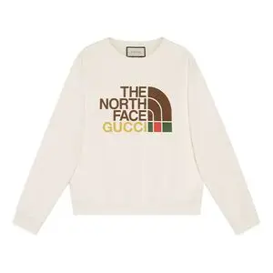 Gucci X The North Face Cotton Sweatshirt - White/ivory