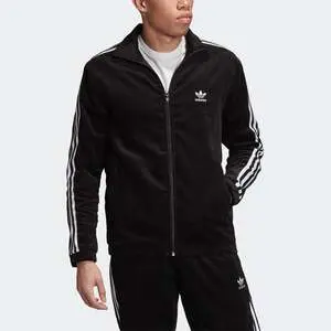 Adidas Originals Corduroy Zipper Track Jacket - Black