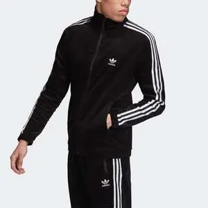 Adidas Originals Corduroy Zipper Track Jacket - Black