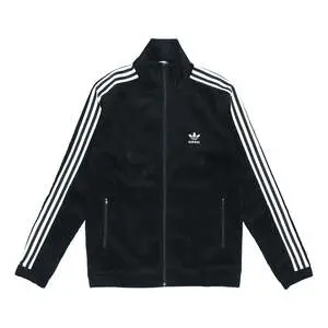 Adidas Originals Corduroy Zipper Track Jacket - Black
