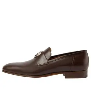 Gucci Interlocking G Loafer - Brown