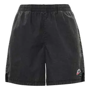 Nike Retro Washed Denim Casual Shorts - Black