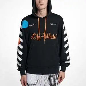 Nike X Off-white "total Orange" Hoodie