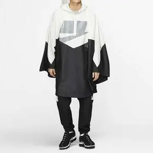 Nike Shield Sportswear Windrunner Poncho Jacket - White/black