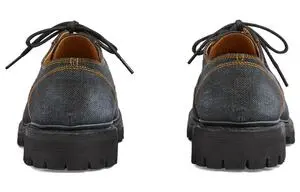 Gucci Denim Derby Shoes