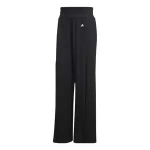 Adidas Studio Logo Wide Leg Pants - Black