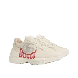 Gucci Rhyton Sneakers - Ivory/red