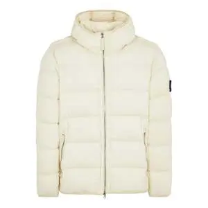 Stone Island Compass Patch Zip-up Puffer Jacket