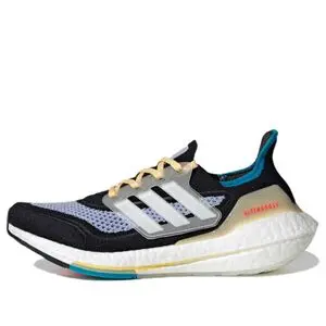 Adidas Adidas Ultraboost 21 Black/yellow/purple