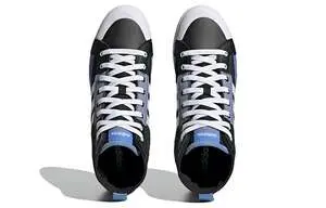Adidas Neo City Canvas High-top Sneakers - Black