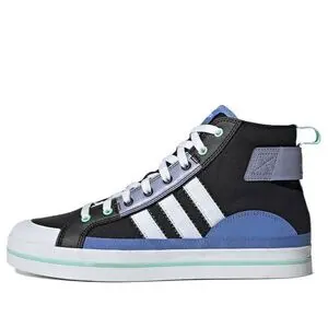 Adidas Neo City Canvas High-top Sneakers - Black