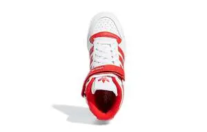 Adidas Forum Mid J Sneakers - White/red