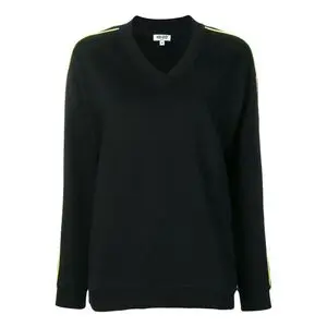 Kenzo V-neck Sweatshirt With Striped Accents