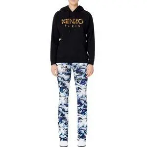 Kenzo Logo Print Hoodie