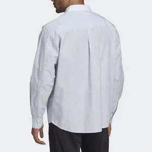 Adidas Originals Casual Sports Long Sleeves Shirt Sky Blue