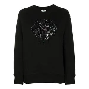Kenzo Tiger Head Sequin Sweatshirt - Black