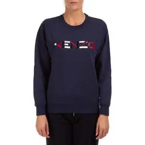 Kenzo Logo Pattern Crewneck Sweatshirt - Tan