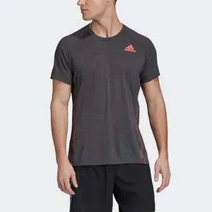 Adidas Runner Short Sleeve Training Tee - Grey