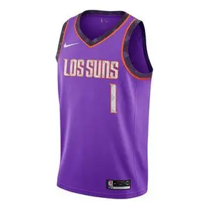 Nike Phoenix Suns Devin Booker 1 Retro Basketball Jersey - Purple