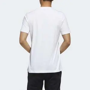 Adidas Sports Camouflage Pattern Round Neck Short Sleeve