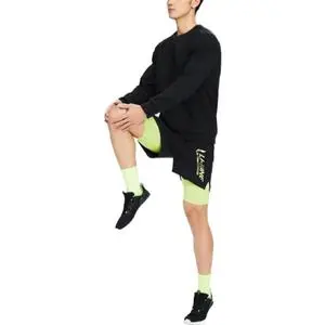 LI-NING Gym Series 3d Solid Color Round Neck Pullover