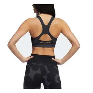 Adidas X Marimekko Believe This Medium-support Bra Asia Sizing - Black