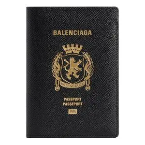 Balenciaga Passport Holder - Black