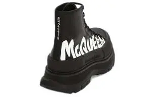 Alexander McQueen Lace Up Ankle Boots