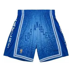 Mitchell & Ness X Nba Los Angeles Lakers Spray Paint Swingman Shorts