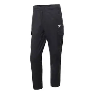 Nike Casual Solid Color Black Sports Pants/trousers/joggers - Default Color