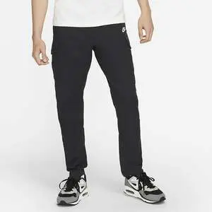 Nike Casual Solid Color Black Sports Pants/trousers/joggers
