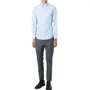 Burberry Cotton Classic Long Sleeves Shirt Blue