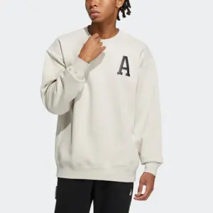 Adidas Letter Graphic Crewneck Sweater