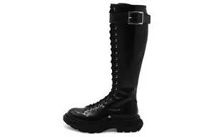 Alexander McQueen Tread Slick Lace Up Boots