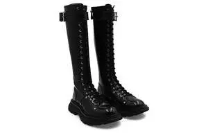 Alexander McQueen Tread Slick Lace Up Boots