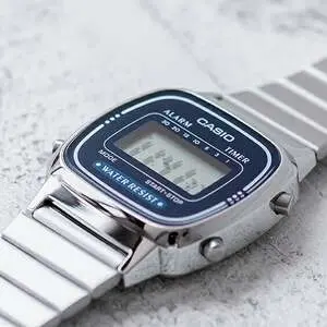 Casio Stainless Steel Digital Watch